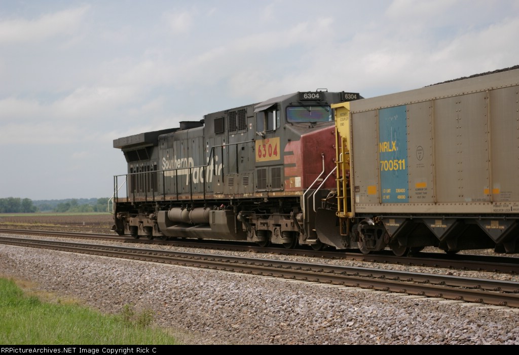 UP 6304 Is DPU For EB Coal Loads